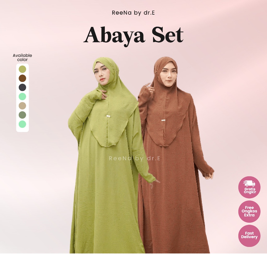 Jual One set Abaya Amira | Shopee Indonesia