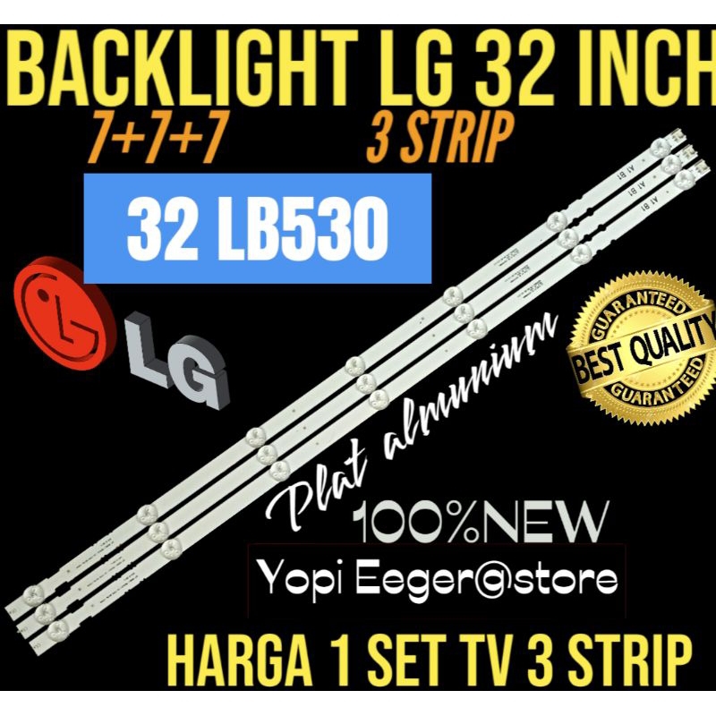 Jual BACKLIGHT TV LCD LED LG 32 INCH 32LB530 777 | Shopee Indonesia