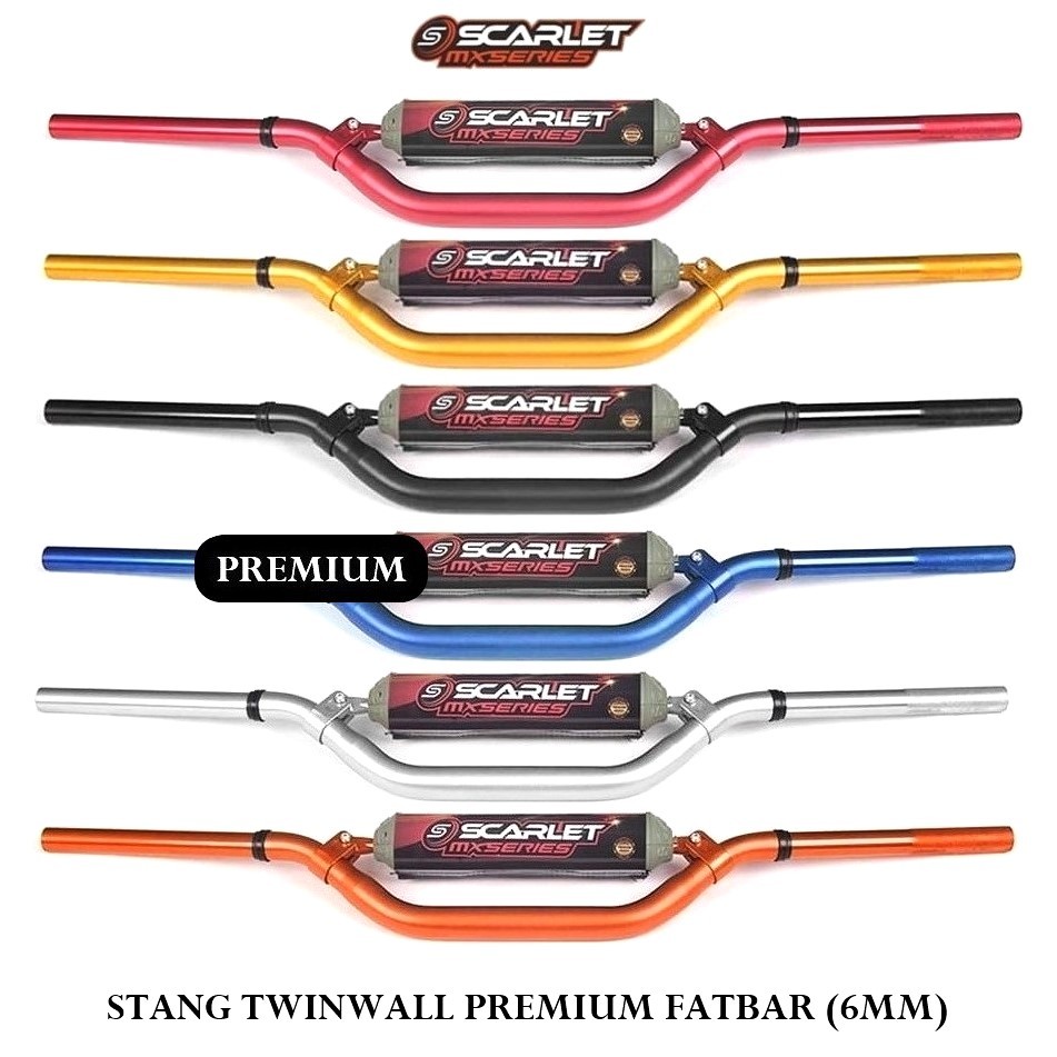 Jual STANG TWINWALL SCARLET PREMIUM 6 MM 6MM NEW SERIES KLX WR DTRACKER ...