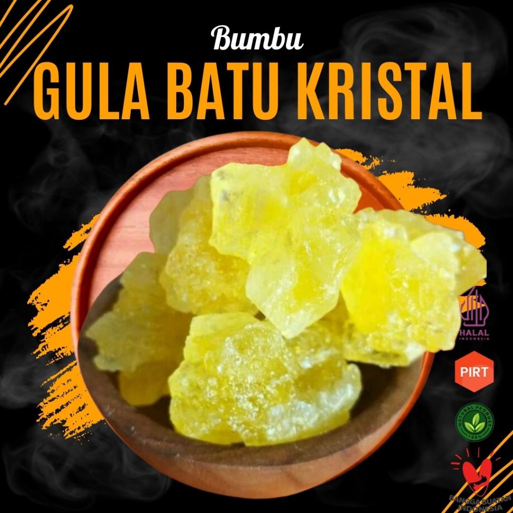 Jual Gula Batu Kristal Kuning Asli 1/2 KG (500 Gram) | Shopee Indonesia