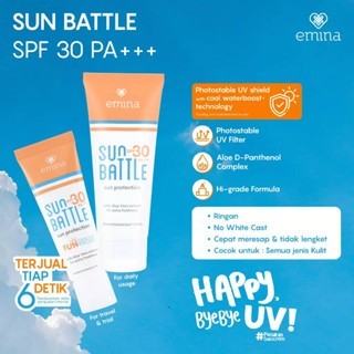 Jual EMINA Sun Battle Sun Protection Serries | Sun Battle SPF 30 PA ...