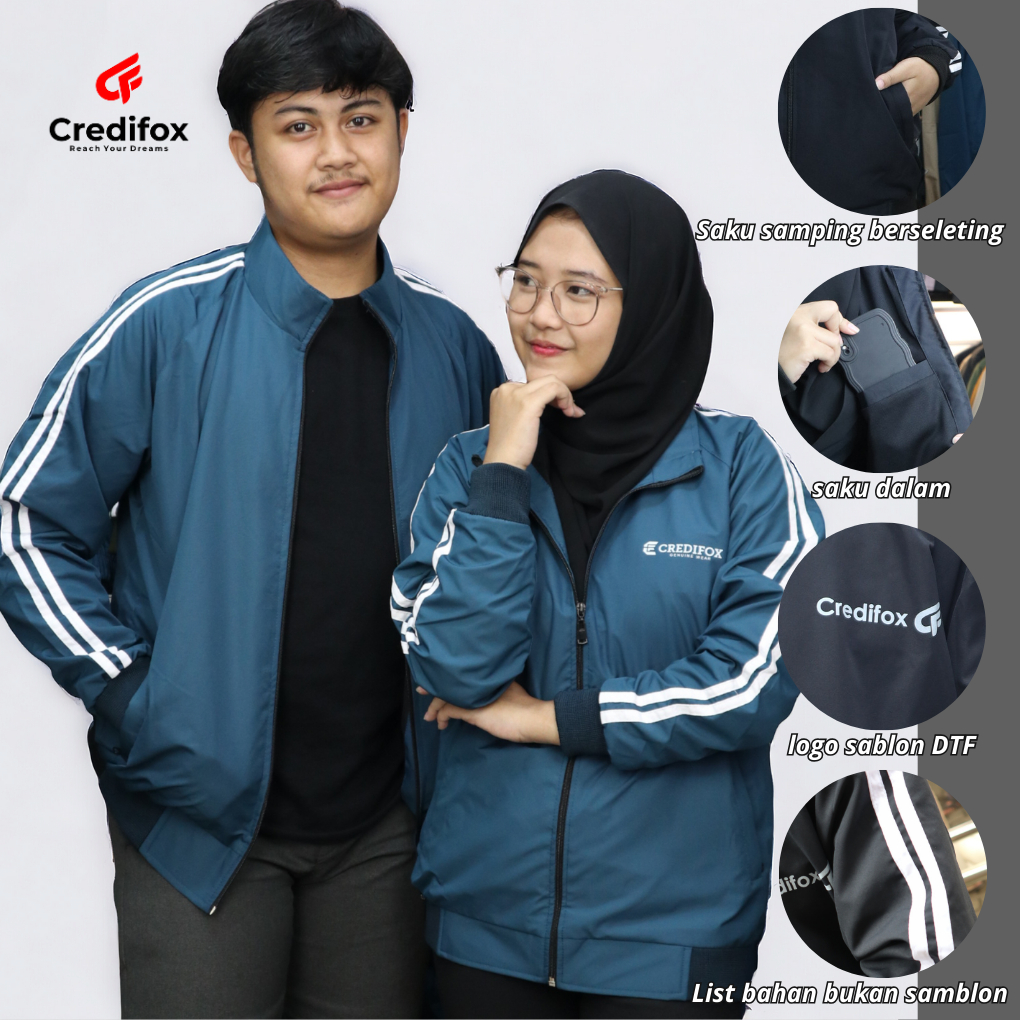 Jual CREDIFOX Jaket tracktop authentic pria dan wanita - jaket tracktop casual - tracktop jacket ...