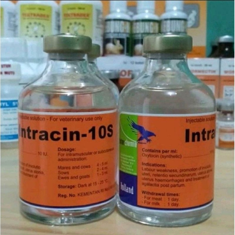 Jual Intracin 10s 50ml ( Pengganti Oxytocin) Hormon Perangsang Kontraksi Uterus Kelenjar Susu ...