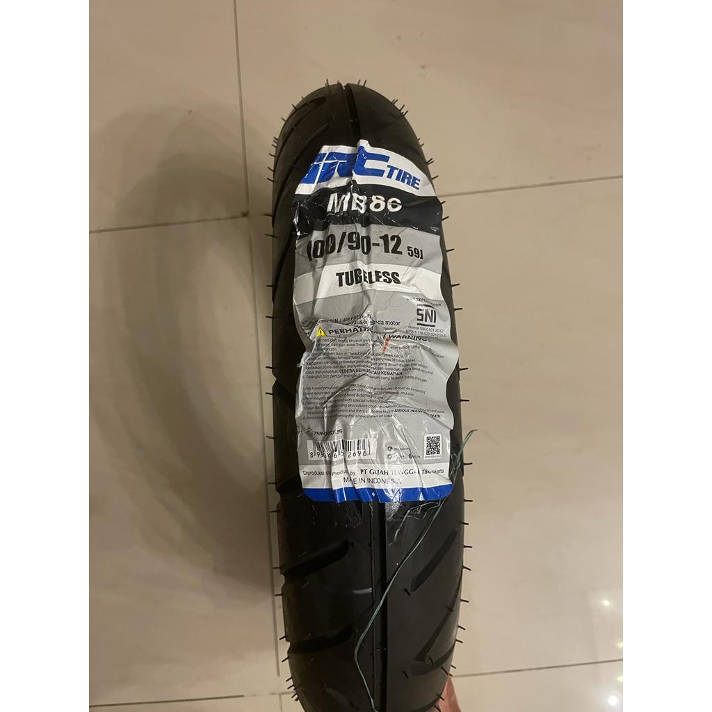 Jual ban luar irc 100/90-12 100 90 12 scoopy donat tubeless | Shopee Indonesia