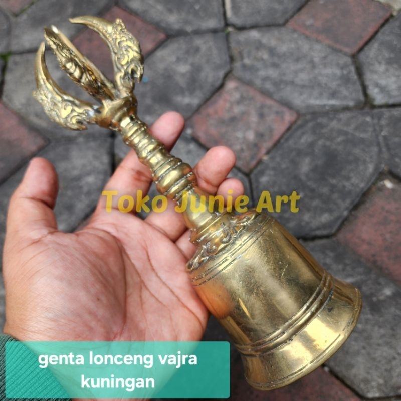 Jual Lonceng Genta Bel Bajra Kuningan Genta hindu bali | Shopee Indonesia