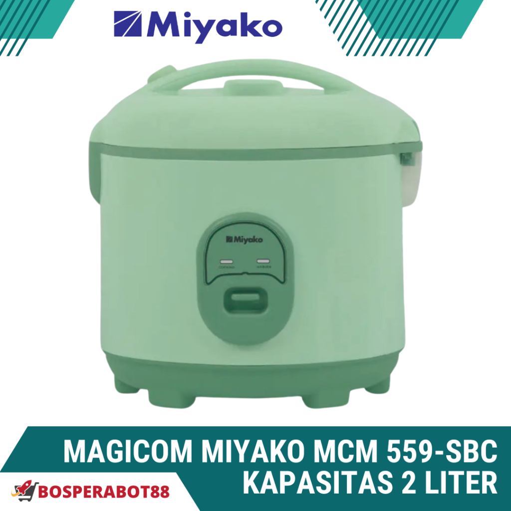 Jual MAGICOM MIYAKO MCM 559-SBC KAPASITAS 2LITER | Shopee Indonesia