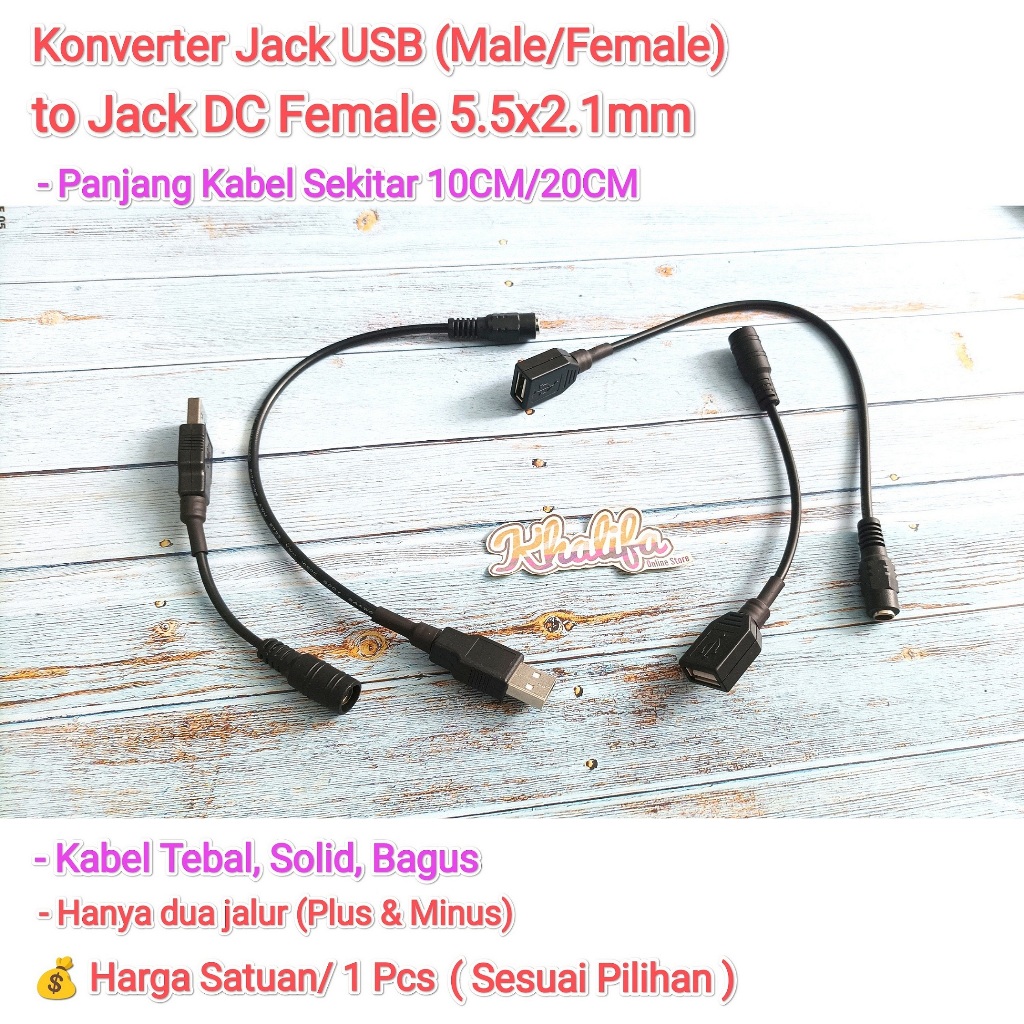 Jual Konverter Converter Sambungan Adapter Adaptor Kabel Cable Jack DC ...