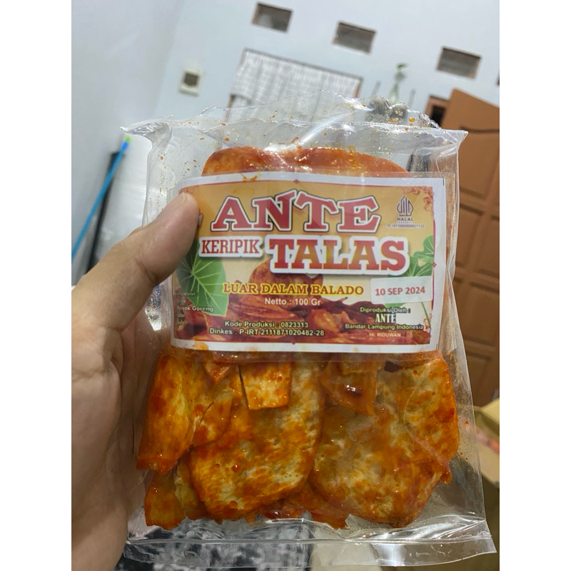 Jual PROMO ANTE Keripik Talas Balado 100gr Oleh Oleh khas Lampung ...