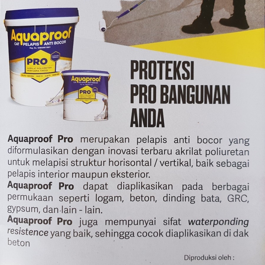 Jual Aquaproof PRO Pelapis Anti Bocor Inovasi Baru 4 KG Galon ...