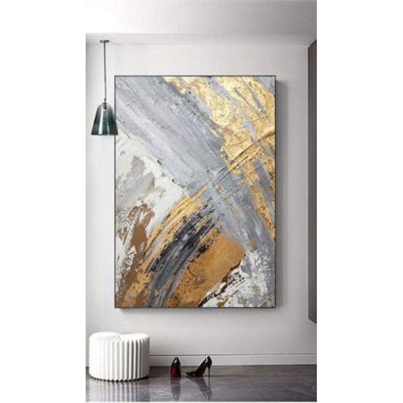 Jual Lukisan dinding abstrak teksture modern art | Shopee Indonesia