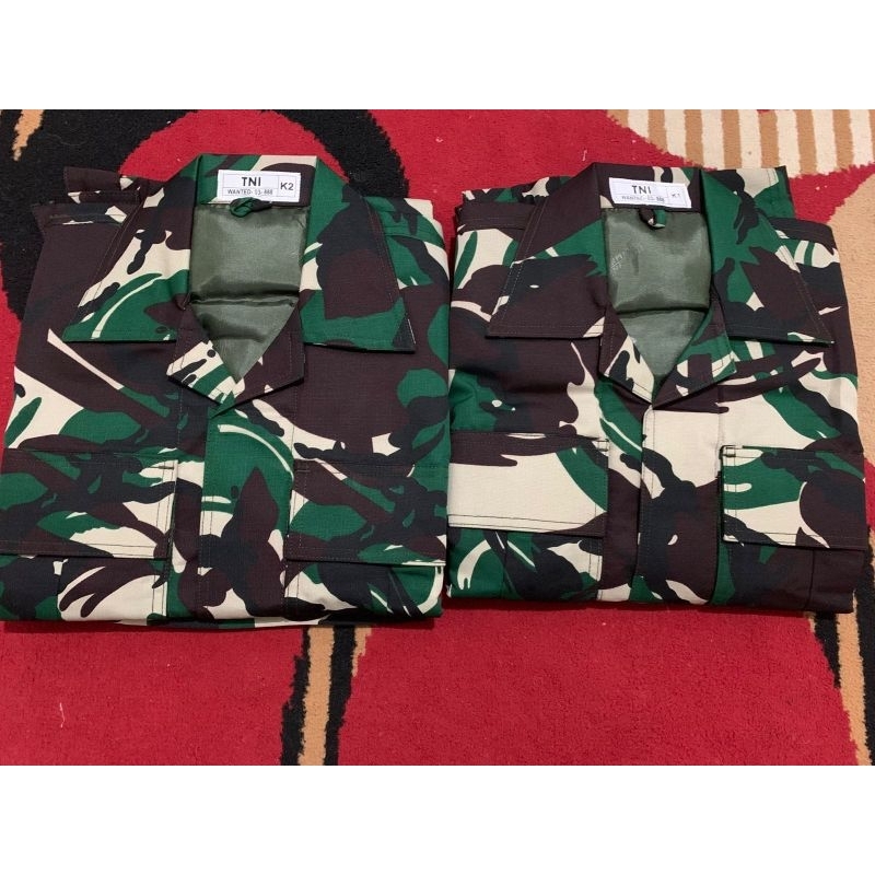 Jual Baju PDL TNI Balotelli Premium Full Furing + Resleting | Shopee Indonesia