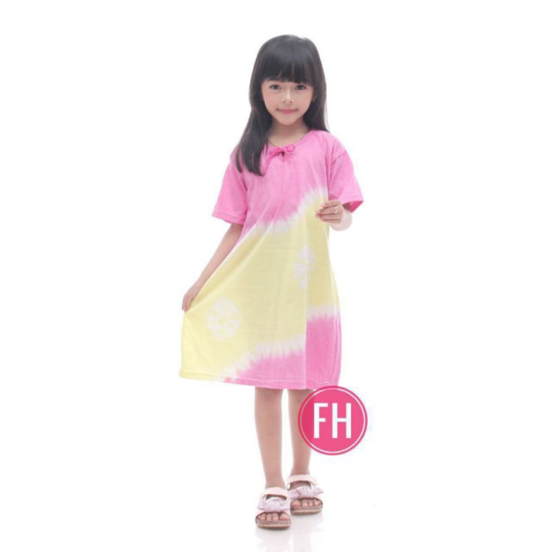 Jual DASTER KAOS ANAK - DASTER ANAK TIE DYE PELANGI - DASTER ANAK BATIK ...