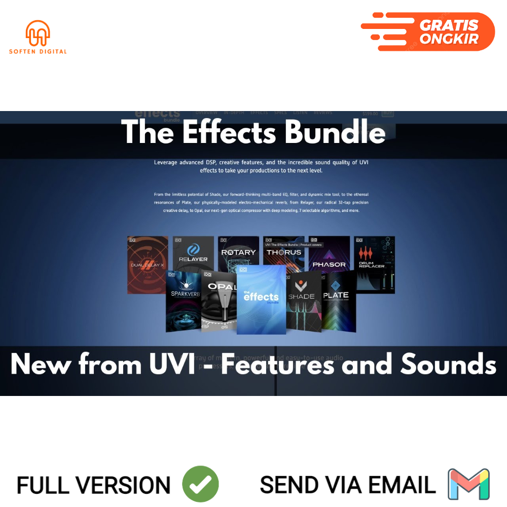 Jual UVI - The Effects Bundle VST Plugins designed to inspire and empower, providing a ...