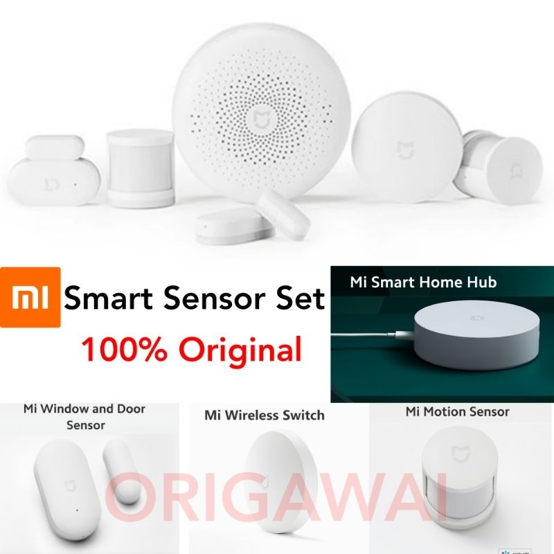 Jual Xiaomi Mi Smart Sensor Set HUB Original Wireless Switch Motion ...