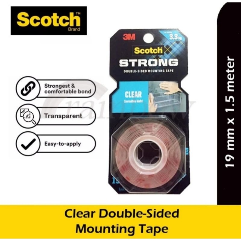 Jual 3m Scotch Double Tape USA 4010C - Dabel tip super Kuat | Shopee ...