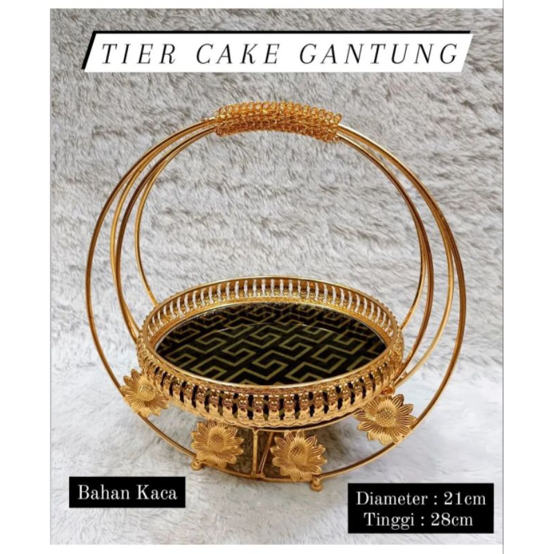 Jual tier cake gantung | tempat kue suguhan cantik | cake tray | Shopee ...