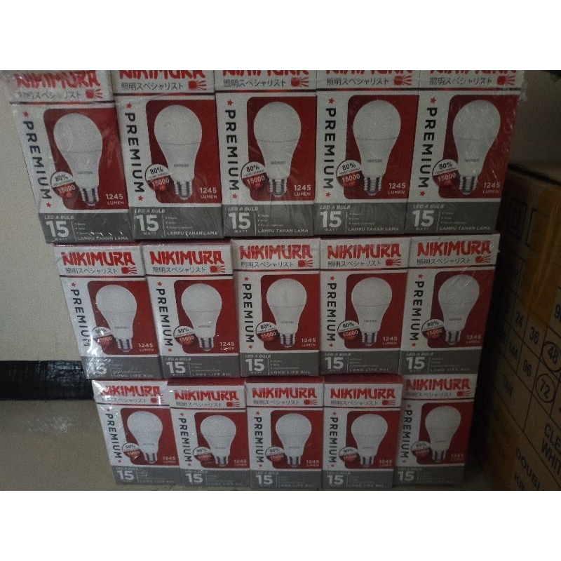 Jual lampu led nikimura/sniper 15watt bulat | Shopee Indonesia