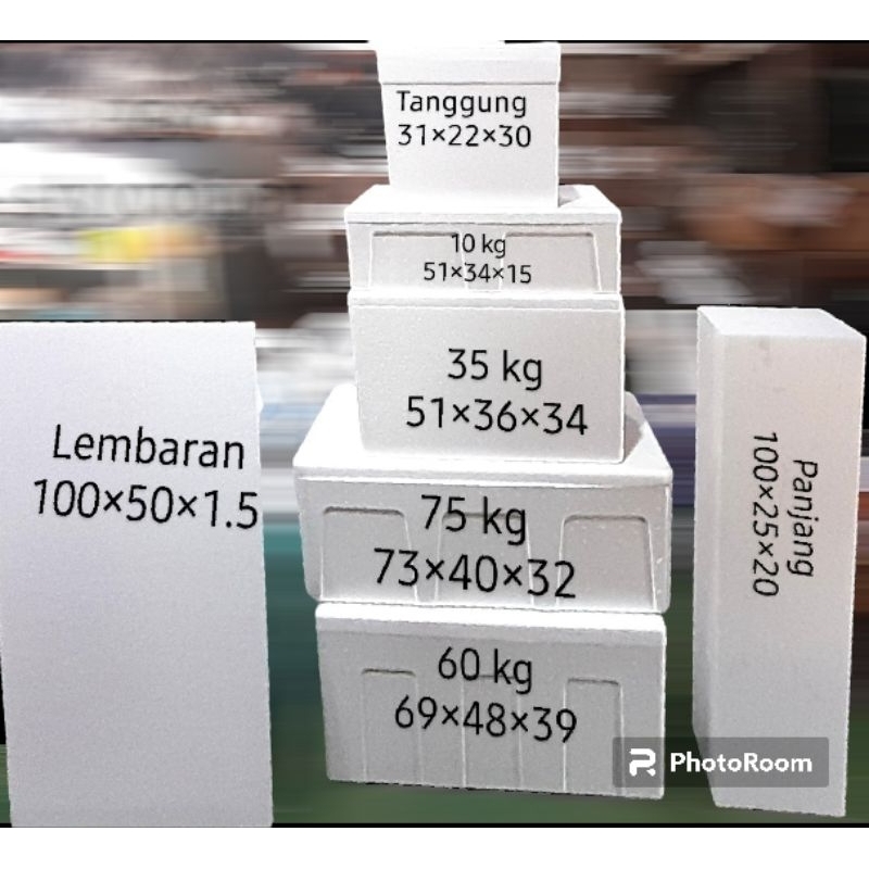 Jual Box Es Styrofoam. packing frozen food | Shopee Indonesia