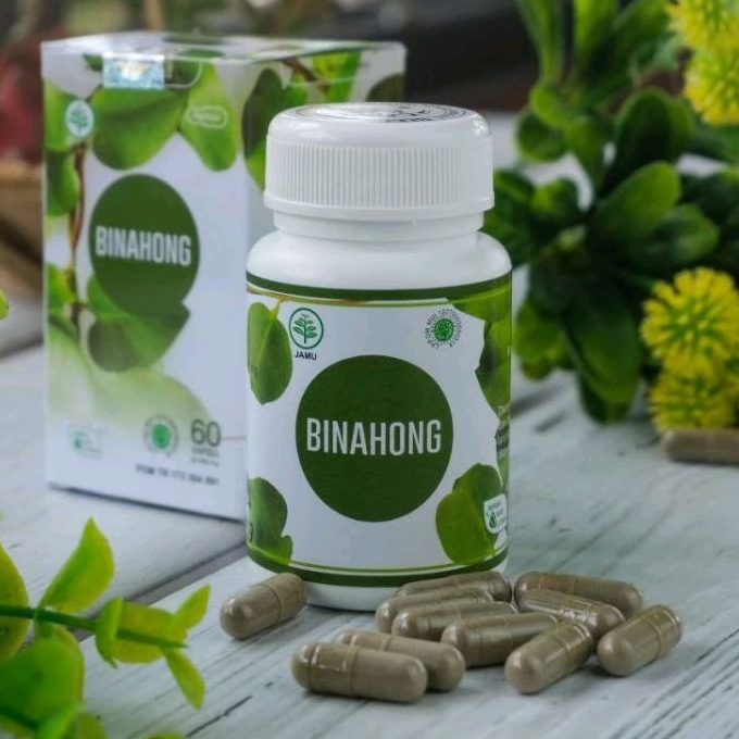 Jual Kapsul Binahong 60 kapsul Herbal Indo Utama HiU | Ekstrak Daun Binahong Obat Luka Alami ...