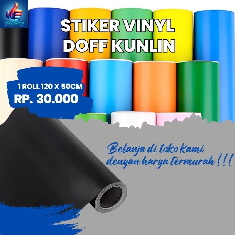 Jual Stiker Vinyl Doff Kunlin/Stiker Doff/Stiker Vinyl Murah | Shopee ...