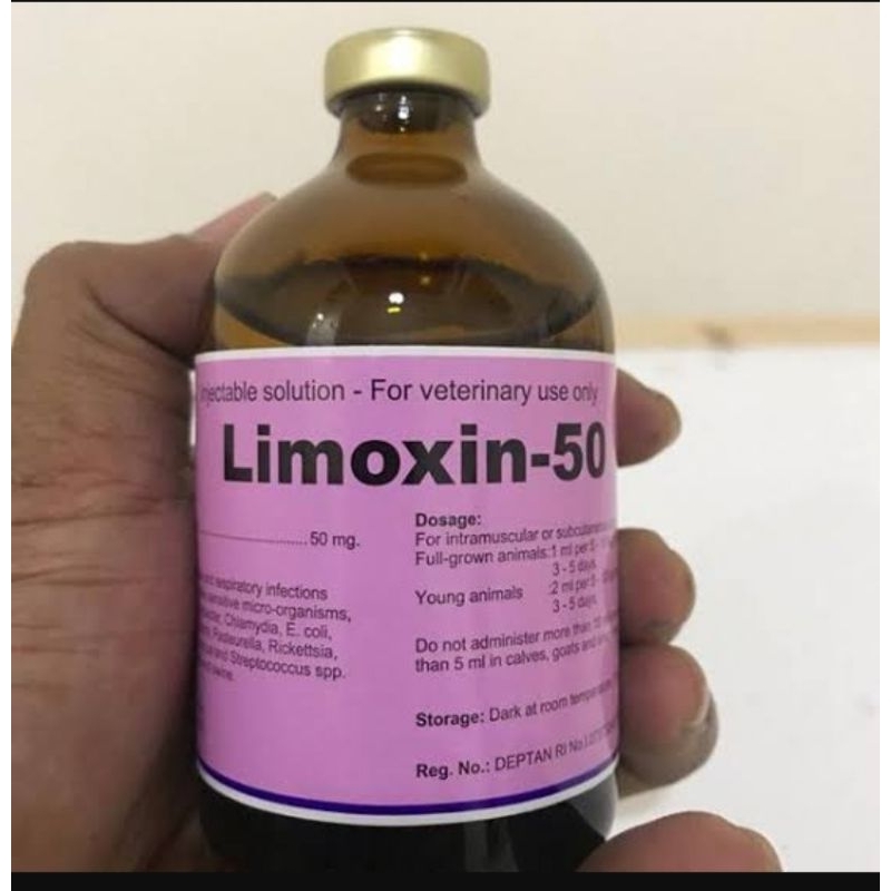 Jual Limoxin injeksi 100 ml Antibiotik Hewan Spektrum Luas ...