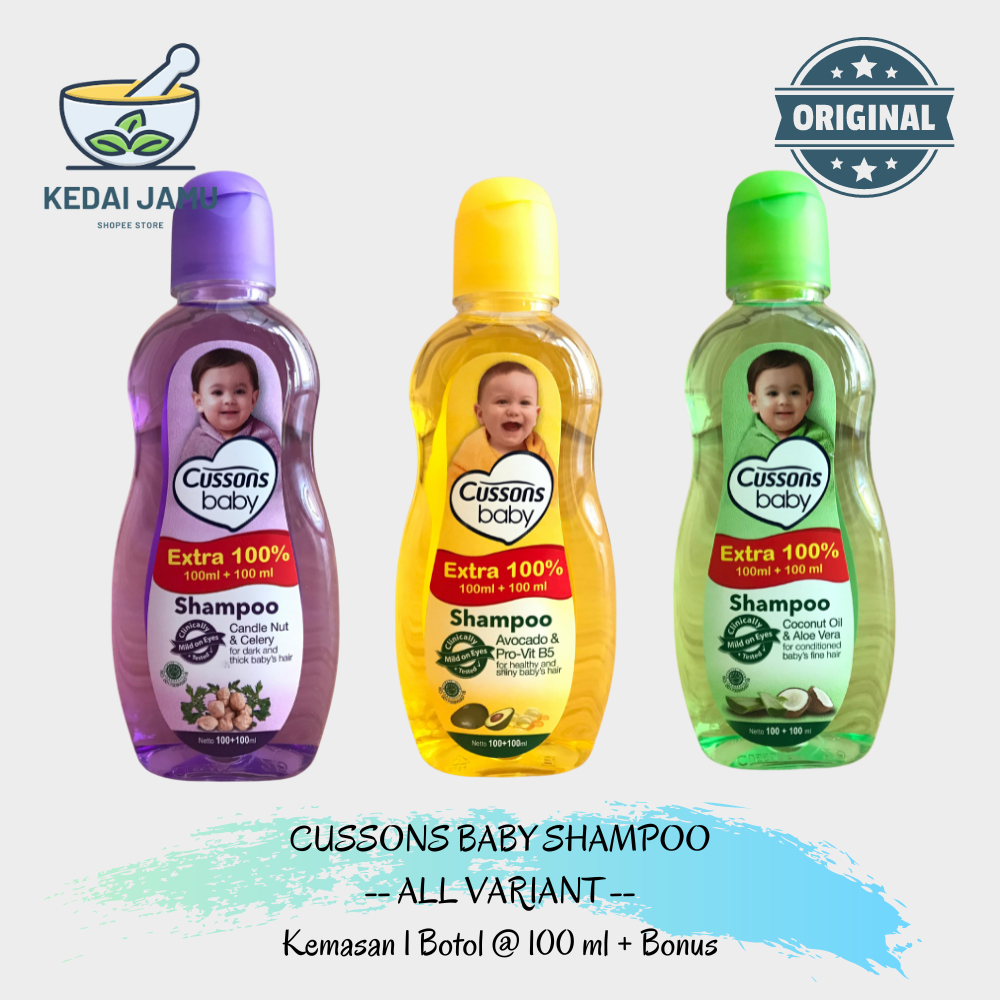 Jual CUSSONS BABY SHAMPOO BOTOL 100 ML ALL VARIANT | Shopee Indonesia