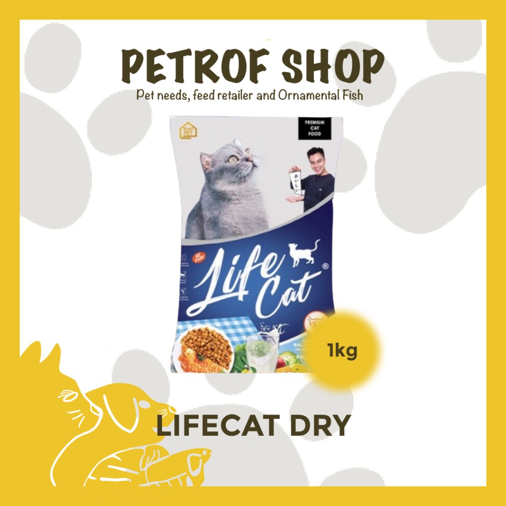 Jual LIFE CAT DRY MAKANAN KUCING KERING 1KG | Shopee Indonesia