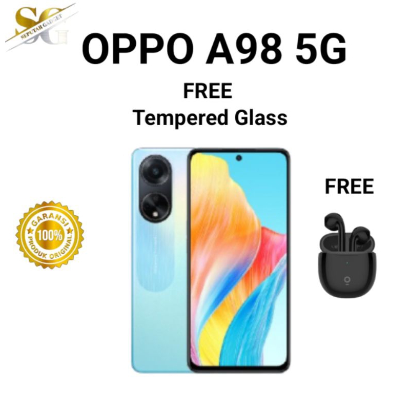 Jual Oppo A98 5G 8/256GB GARANSI RESMI 1 TAHUN | Shopee Indonesia