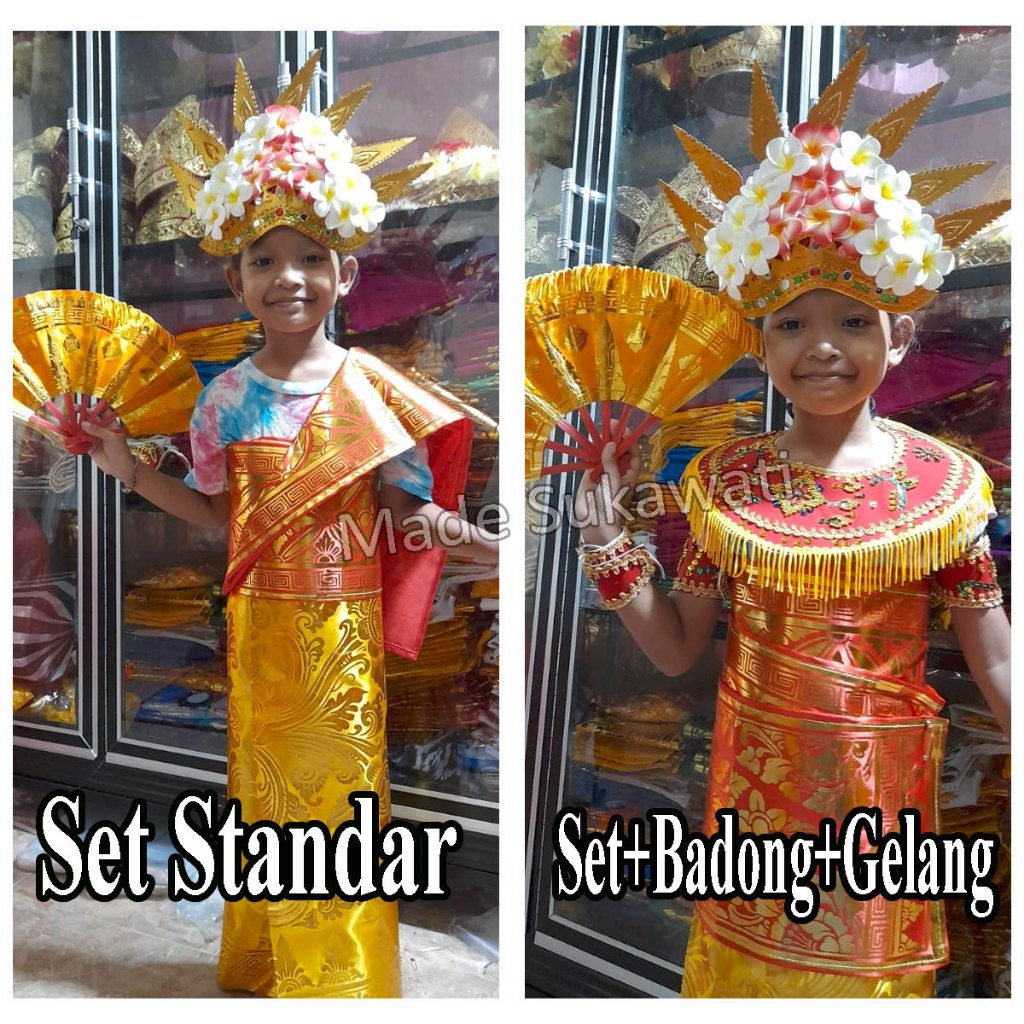 Jual Set Kostum tari pakaian adat Bali untuk anak | Shopee Indonesia