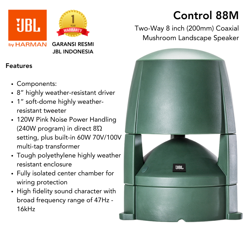 Jual Speaker JBL Control 88M 2-Way 8 inch Coaxial Mushroom Landscape ...