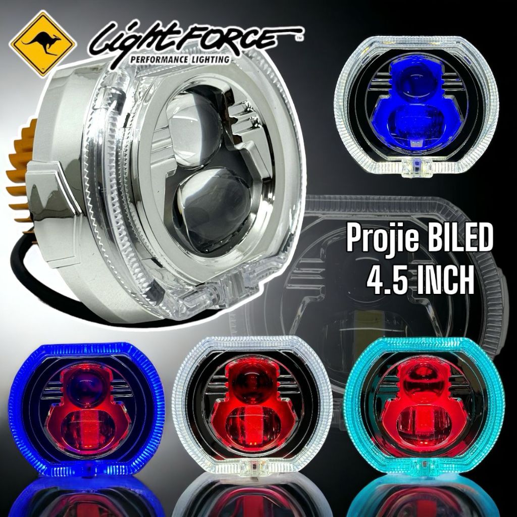 Jual Lampu Projie Bi LED BILED Hi Lo 2 LENSA Angel Eye Devil Eye ...