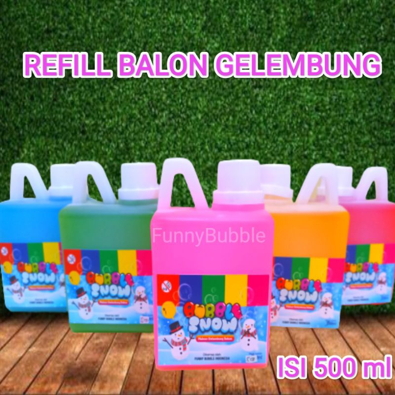 Jual Bubble gun | Isi ulang Balon gelembung 500 ml | Refil Buble camera ...