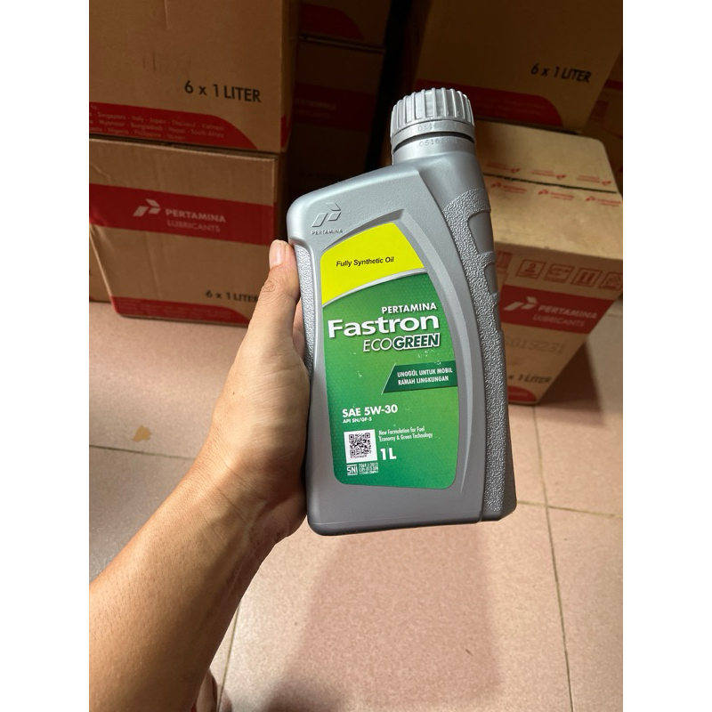 Jual Oli mesin Fastron Eco Green sae 5w-30 kemasan 1 liter | Shopee ...