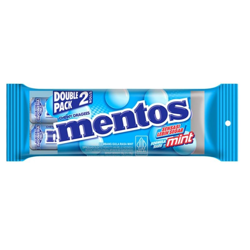 Jual Mentos Aneka Permen Stick mint anggur fruit rainbow peach orange ...