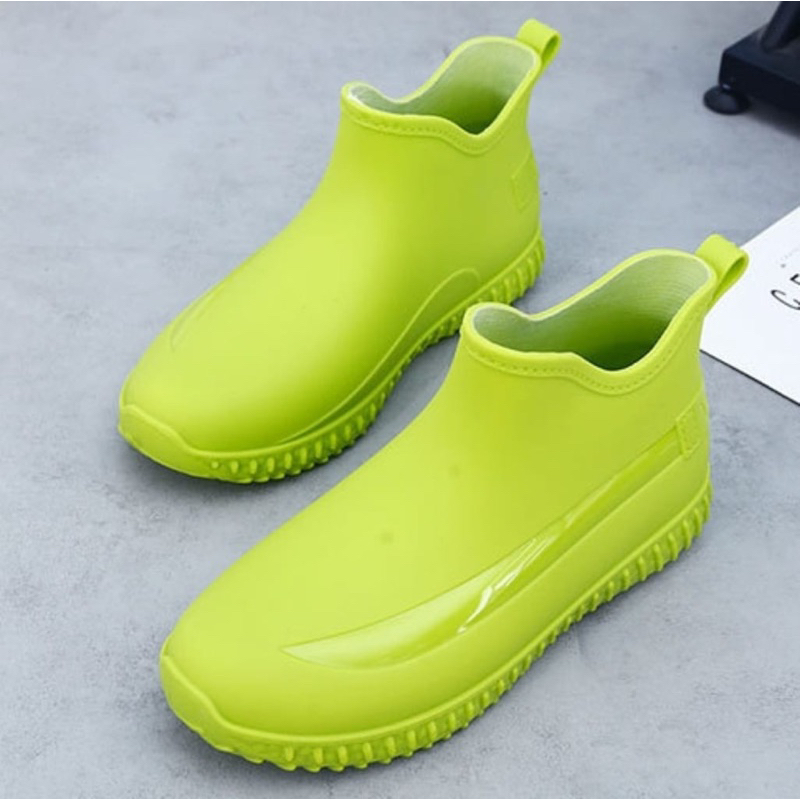 Jual sepatu boots wanita sepatu hujan anti licin anti air anti kotor ...