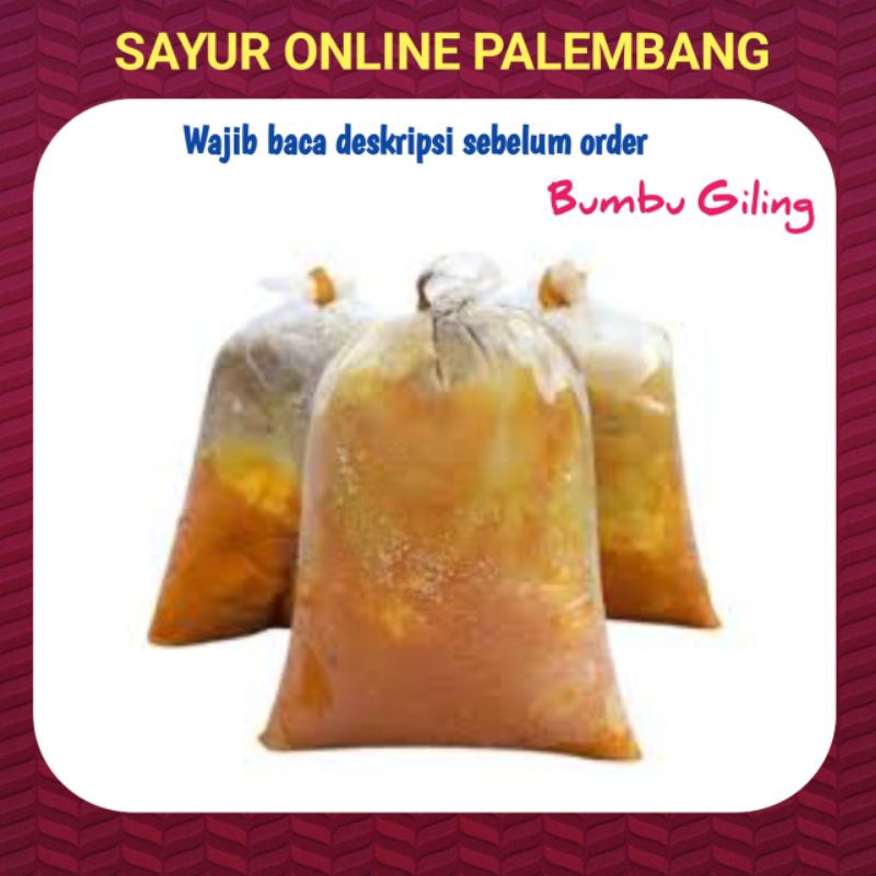 Jual Bumbu Giling Rendang Malbi Opor Gulai - Pasar Toko Sayur Segar ...