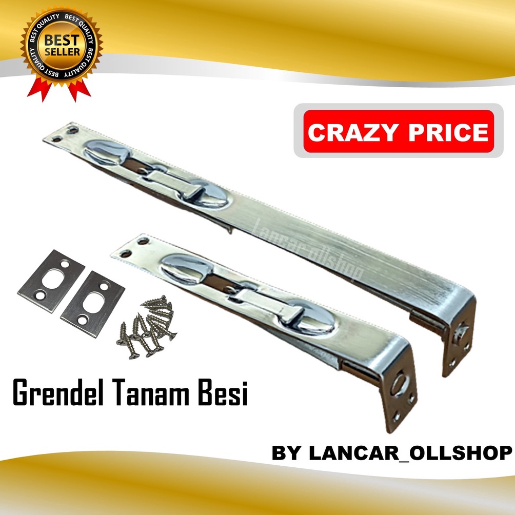 Jual Produk Premium.. slot pintu / Grendel Tanam besi 6+10 CP/ GP ...