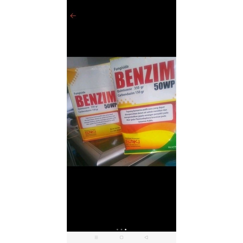 Jual Fungisida BENZIM 50 WP 100 gram | Shopee Indonesia