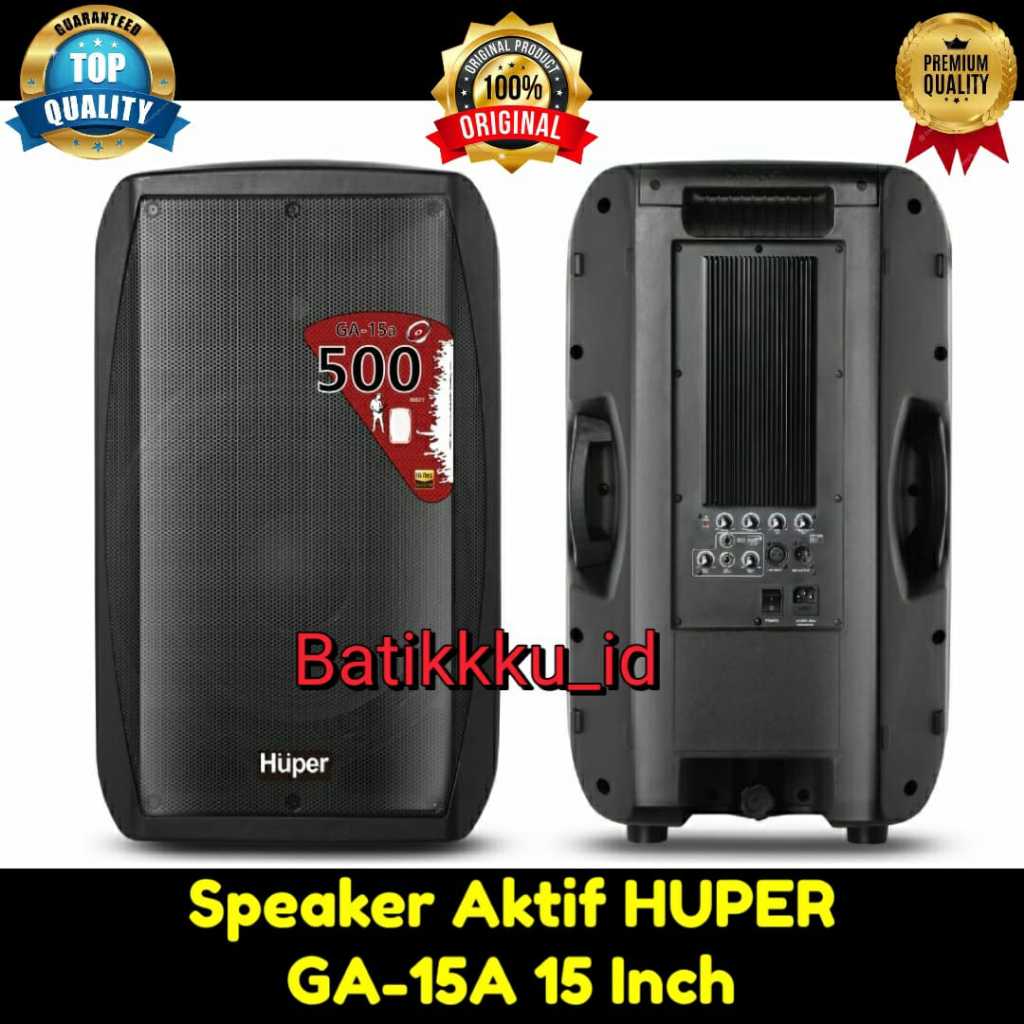 Jual Speaker Aktif HUPER GA 15A GA15A GA 15 A ORIGINAL 1 SET 15 INCH ...