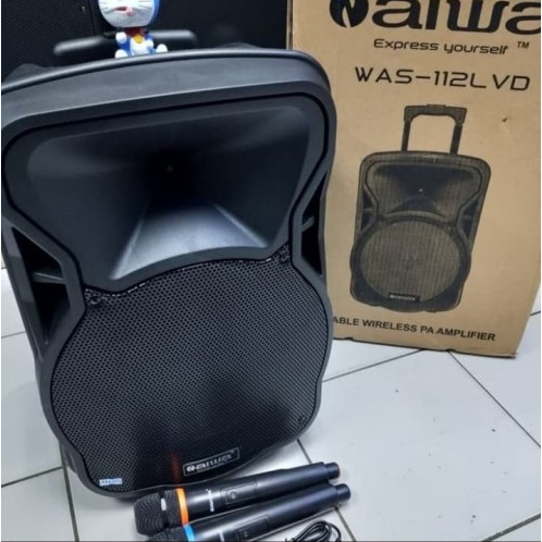 Jual Speaker aktif portable bluetooth 12 inch aiwa 112lvf meeting ...