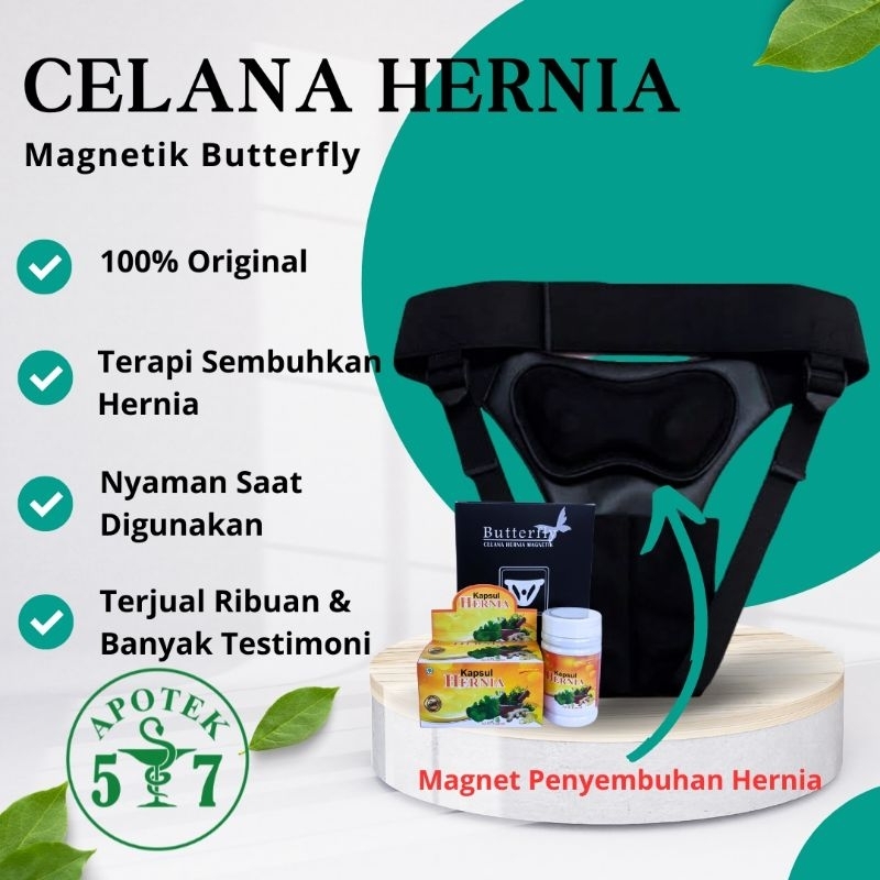 Jual Celana Hernia Butterfly Pria Dewasa Bundling Obat Hernia | Shopee ...