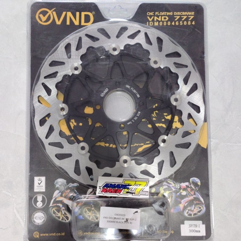 Jual disc brake vnd piringan cakram vnd jupiter f1zr 300 mm hitam ...