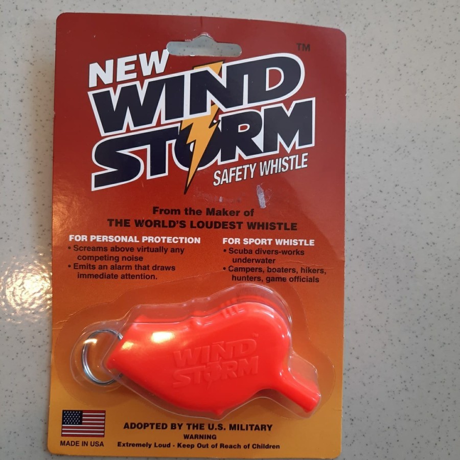 Jual Peluit Tiup Wind Storm Safety Whistle Scuba Diver Pelaut Kapal ...