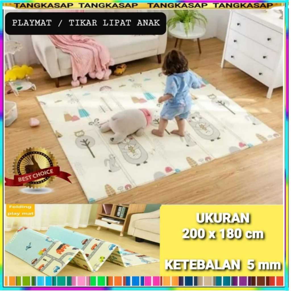Jual PLAYMAT SHIMANO 180x200 Matras Bayi Tikar Lipat Foam Empuk Tebal 8 ...