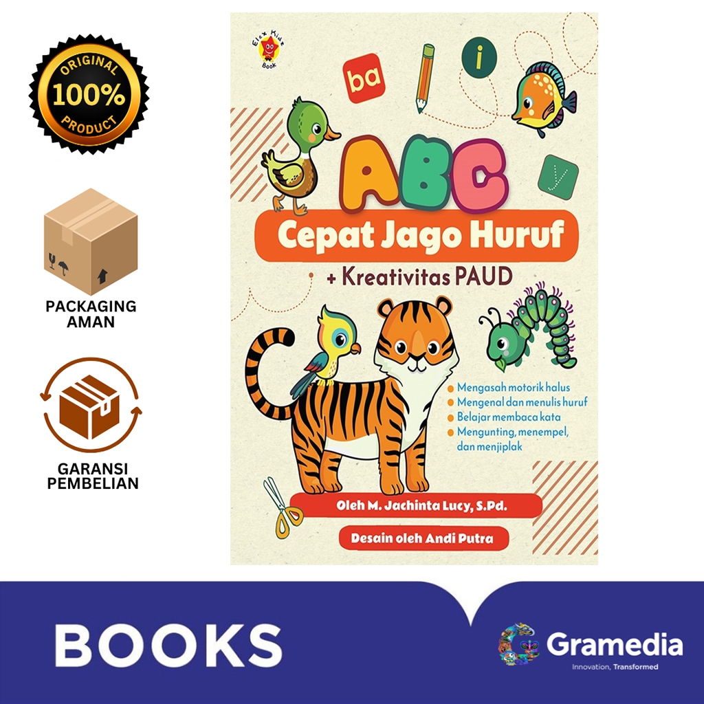 Jual Gramedia Bali - ABC CEPAT JAGO HURUF + KREATIVITAS PAUD | Shopee ...