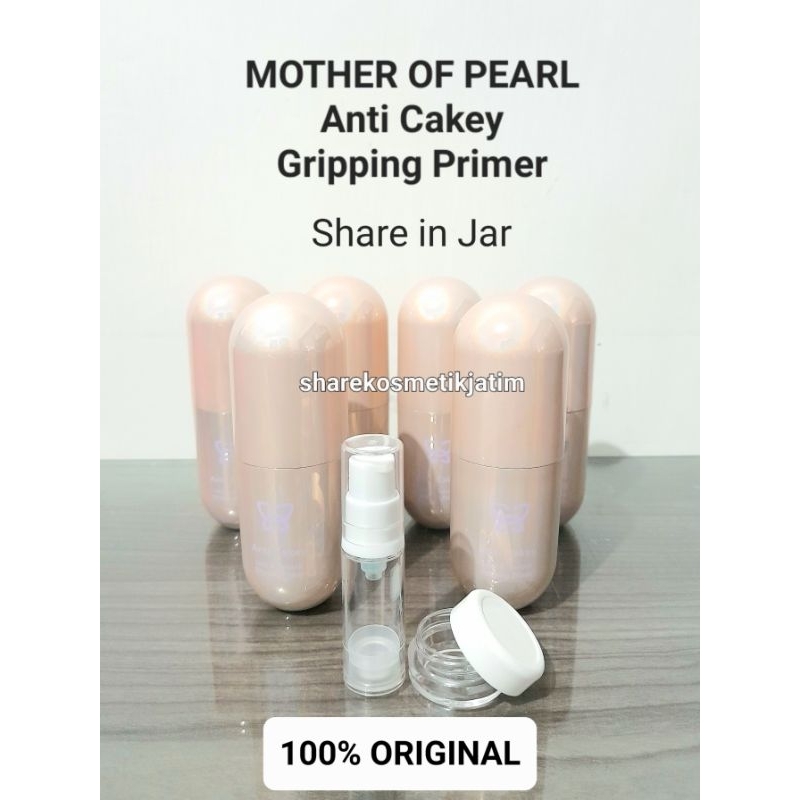 Jual (Share in Jar) MOP Mother Of Pearl Primer Anti Cakey Lock & Smooth ...