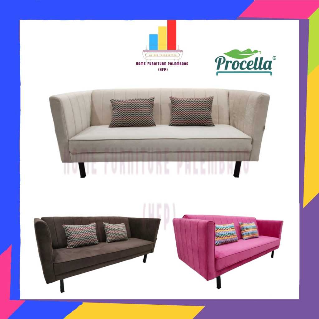 Jual sofabed procella picasso sofa bed cream kursi lipat bench ...