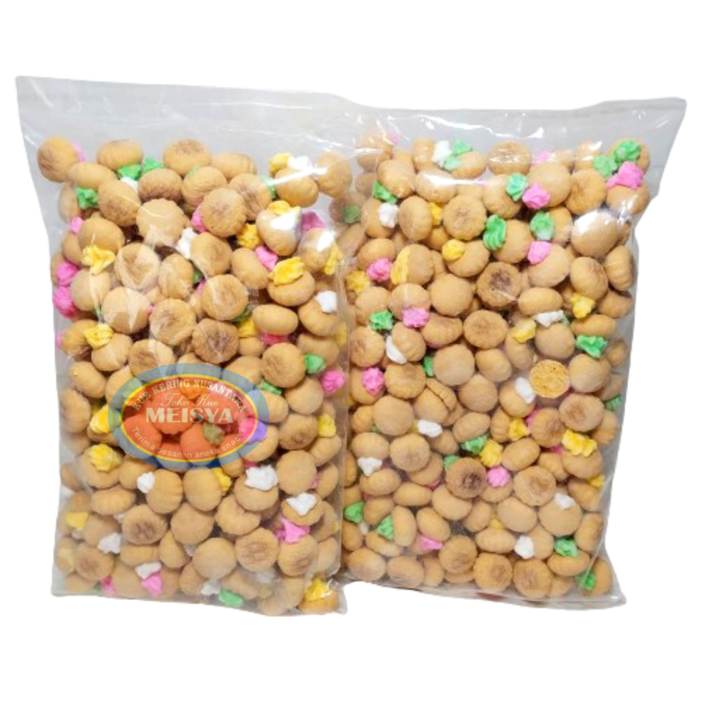 Jual KUE GEMROSE Warna warni 1kg / KUE MONAS / KUE JADUL / KUE BISKUIT ...