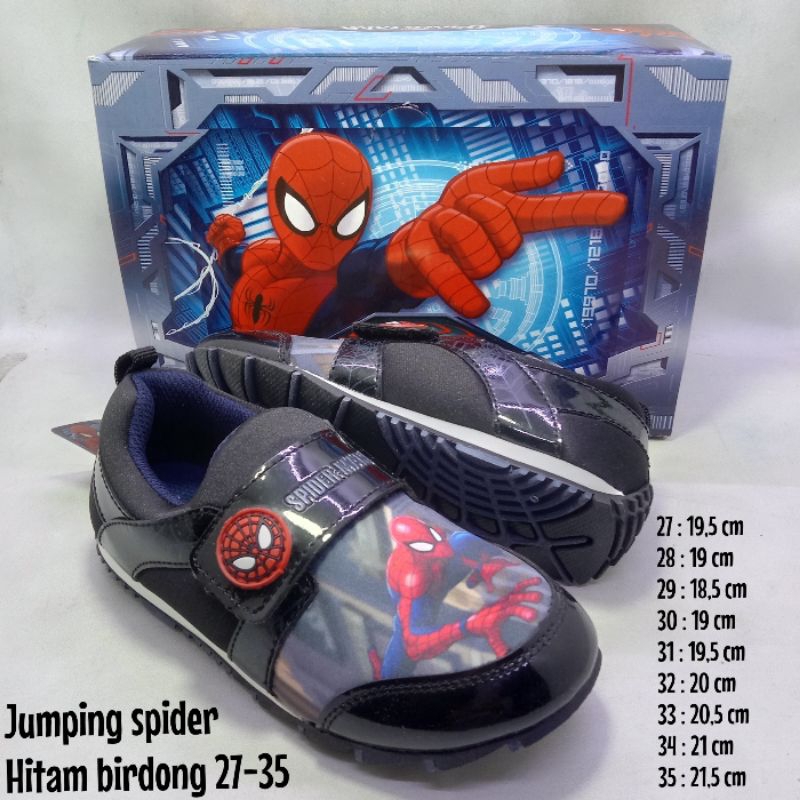 Jual (Size 27-35) SEPATU ANAK MARVEL SPIDERMAN ORIGINAL | Shopee Indonesia