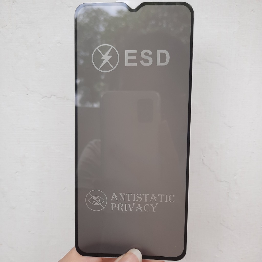 Jual Tempered / Temper / Tampered Glass Privacy Anti Gores Spy + Anti Static Premium | Anti ...